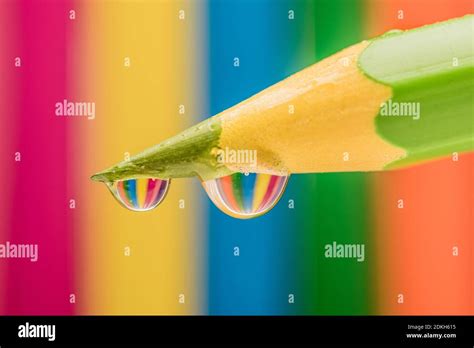 Pictures Of Colour Using Crayons Stock Photo Alamy