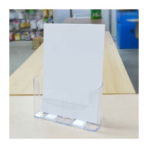 A4 1단 카다로그 꽂이 아크릴 서류 문서꽂이 공간활용 홈플러스 택배배송