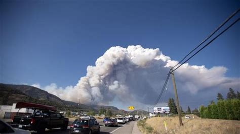Fire Threatens Homes Near West Kelowna Evacuation Orders Alerts