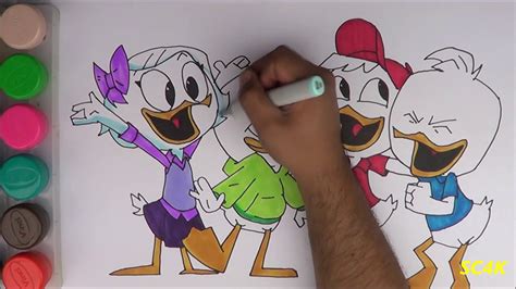How To Draw Ducktales Cartoon Youtube