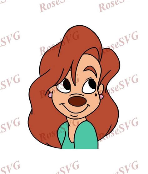 Roxanne Goof Troop Svg 2 Svg Dxf Cricut Silhouette Cut File