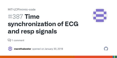 time synchronization of ecg and resp signals · issue 387 · mit lcp