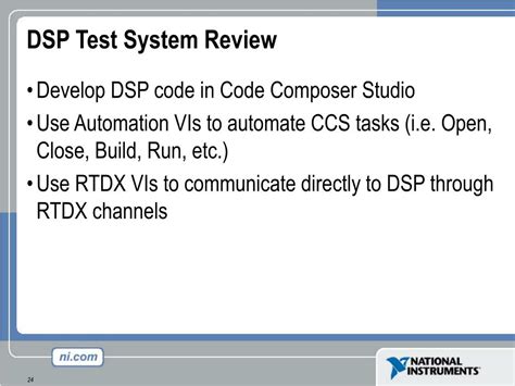 Ppt Labview Dsp Test Integration Toolkit Powerpoint Presentation