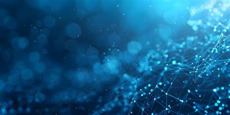 Securing Cyber Networks Encrypted Shapes And Patterns On Blue Background Concept Cybersecurity