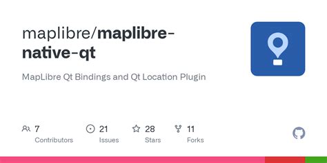 GitHub Maplibre Maplibre Native Qt MapLibre Qt Bindings And Qt Location Plugin