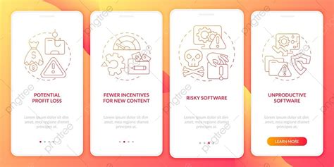 Issues Of Digital Piracy Onboarding Mobile App Page Screen Brochure Template Download On Pngtree
