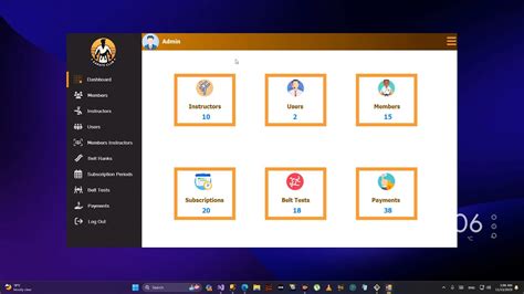 Karate Club Management System Winforms C 🥋💻🔥 Youtube