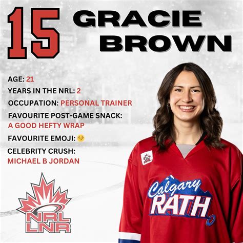 Calgary Introducing 15 Gracie Brown Gracie Is A Defence And Has