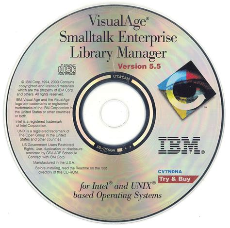 Ibm Visualage Smalltalk Enterprise 5 5 2000 08 31 [english] Cd