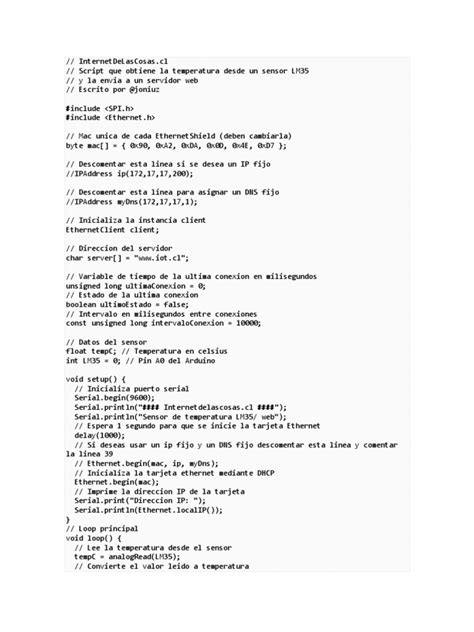 Codigo Arduino Guardat En Mysql Con Serial Php Pdf Servidor Web
