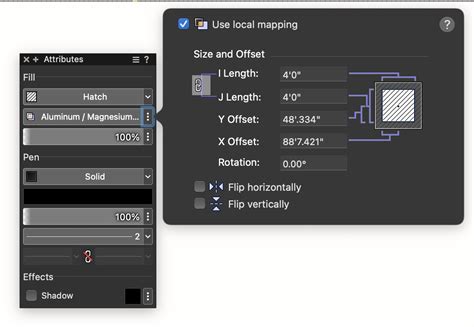 attribute mapping box really far away troubleshooting vectorworks