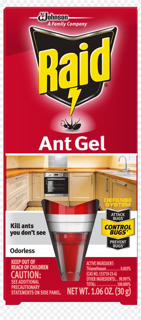 Raid® Ant Gel Raid Ant Gel Clipart 1603807 Pikpng