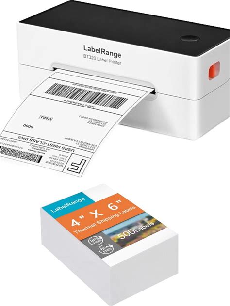 Bluetooth Thermal Shipping Label Printer Labelrange Bt320 Can Print From Iphone Ebay