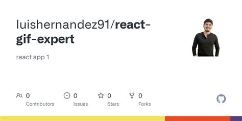 GitHub Luishernandez91 React Gif Expert React App 1