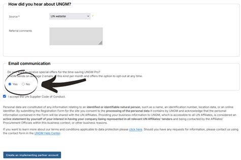 How To Create An Implementing Partner Account On Ungm Ungm Help Center