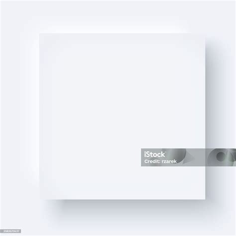 벡터 투명한 배경에 그림자가 있는 사실적인 정사각형 종이 요소 소셜 미디어 배경 쉽게 편집할 수 있습니다 정사각형 구성에 대한