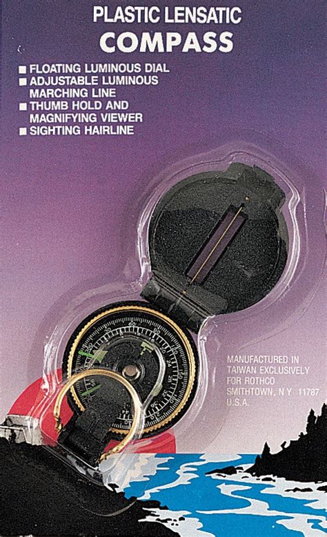 Black Military Gi Style Lensatic Compass Plastic Galaxy Army Navy
