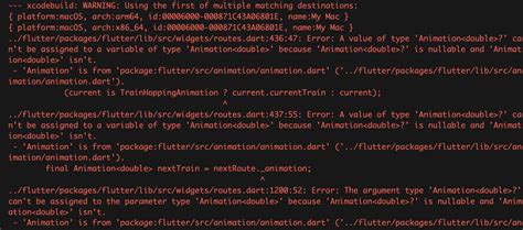 Flutter Xcode Build Multiple Matching Destinations Xcodebuild