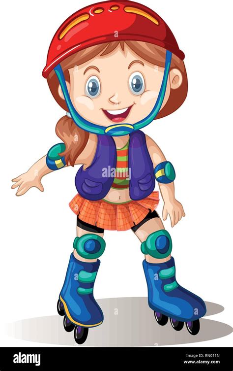 Roller Skating Girl Clipart Roller Skating Girl Clipart