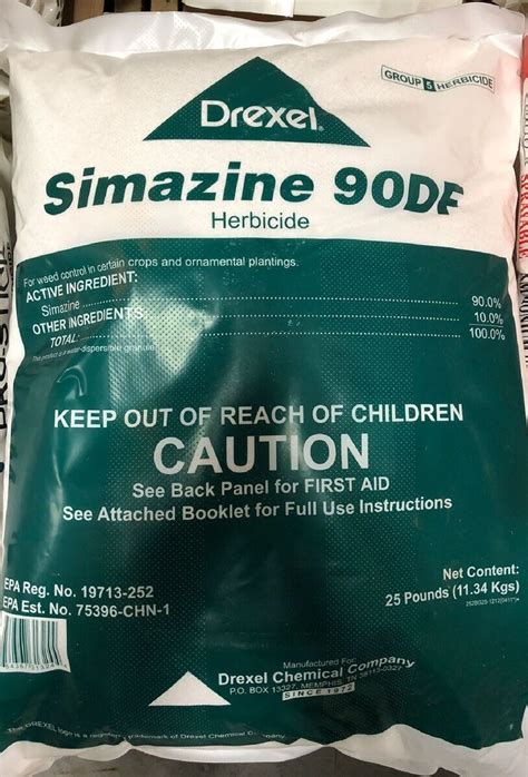 Simazine 90df Herbicide 25 Pounds Similar To Princep Cal 90 No
