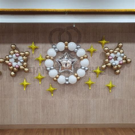 강당풍선장식 골드별기둥 무대풍선 무대장식 부산풍선 풍선장식행사장식풍선아트 다사랑복합문화예술회관 네이버 블로그