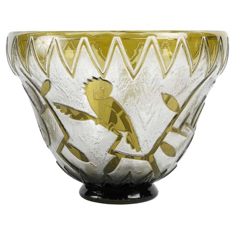 A Daum Art Deco Acid Etched Glass Vase Circa 1930 For Sale At 1stdibs