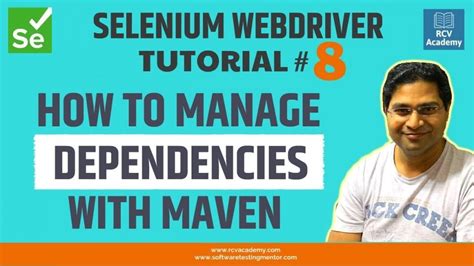 selenium webdriver tutorial 8 how to manage dependencies with maven