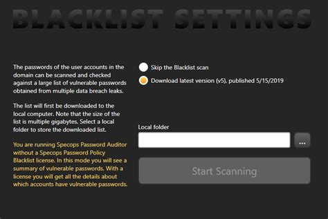 Review Password Security Solution Specops Password Policy