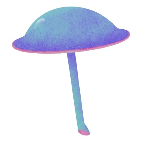 흰색 배경에 고립 된 버섯 벡터 일러스트 프리미엄 벡터