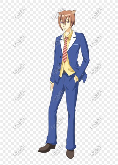 만화 고양이 남자 손으로 그린 캐릭터 이미지 Png 일러스트 무료 다운로드 Lovepik