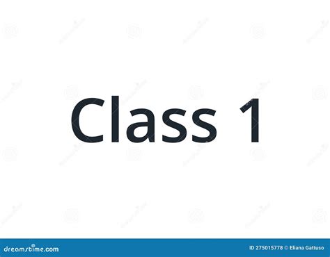 Class 1 Mains Protection Electrical Symbol Vector Illustration 275015778