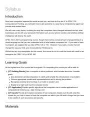 Syllabus CPSC 100 921 2021S2 Computational Thinking Pdf Syllabus