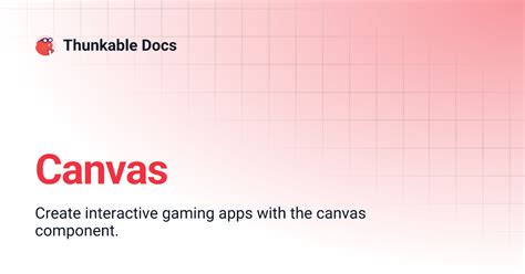 Canvas Thunkable Docs