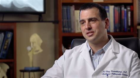 Meet Dr B Clay Dorenkamp With Michigan Orthopedic Center Youtube
