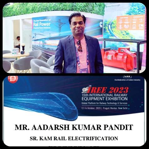 Aadarsh Kumar Pandit On Linkedin Exhibition Cummins Iree Railways