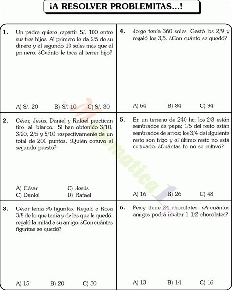 Problemas Matematicos Resueltos Sexto Grado Primaria Campuseai My XXX Hot Girl