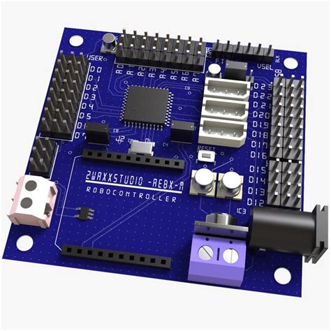 Microcontroller 3d Models For Download Turbosquid