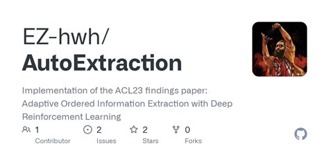 Github Ez Hwh Autoextraction Implementation Of The Acl Findings