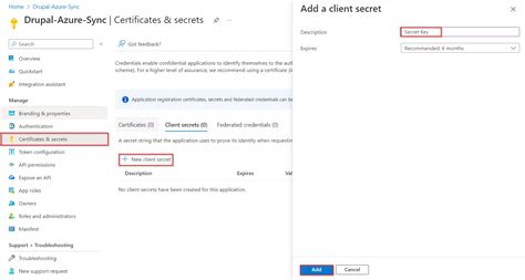 Setup Drupal Microsoft Entra Id Azure Synchronization Azure Drupal Sync Drupal Wiki Guide
