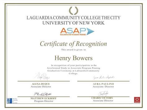 Henry Bowers On Linkedin Asap Cuny Lagcc