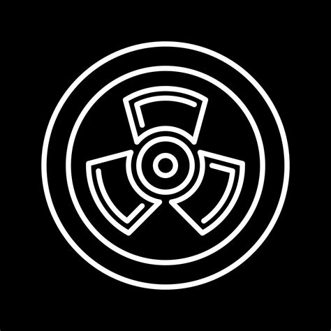 Nuclear Vector Icon 16221959 Vector Art At Vecteezy