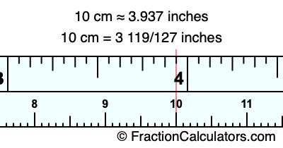 Convert 10 Cm To Inches What Is 10 Cm In Inches