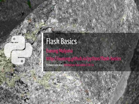 Flask Basics Ppt