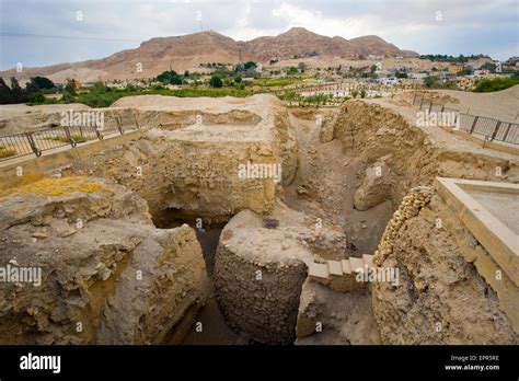 Old Ruins And Remains In Tell Es Sultan Better Known As Jericho The