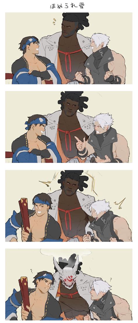 Chipp Zanuff Mito Anji And Nagoriyuki Guilty Gear And 1 More Drawn By Rek St666 Danbooru