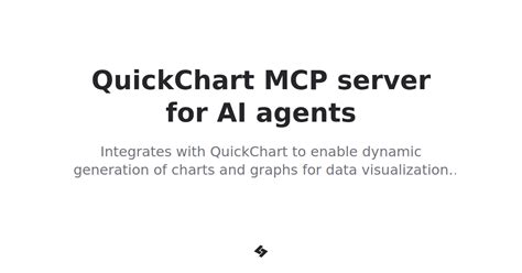 Quickchart Mcp Server For Ai Agents Quickchart Mcp Server For Ai Agents