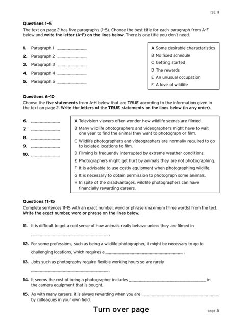 ise ii sample paper 7 with answers 3 pdf