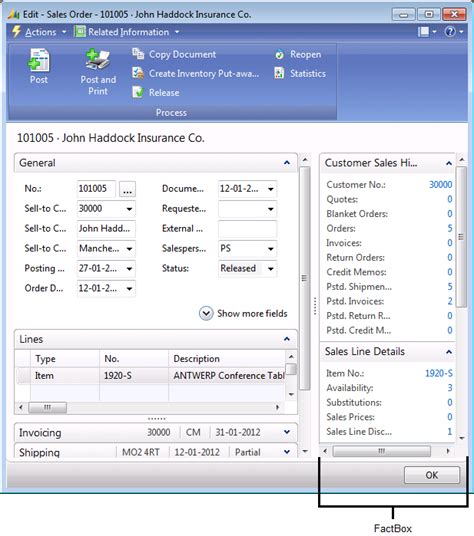 How To Add A Factbox On A Page Using The Wizard