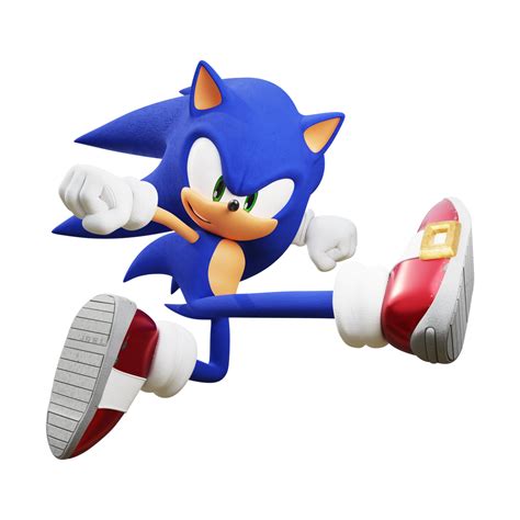 Prime Kick Pose Sonic 4th Render By Ultraload On Deviantart