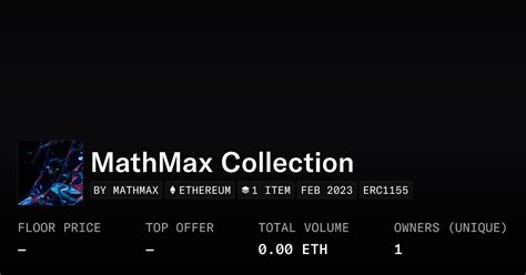 Mathmax Collection Collection Opensea